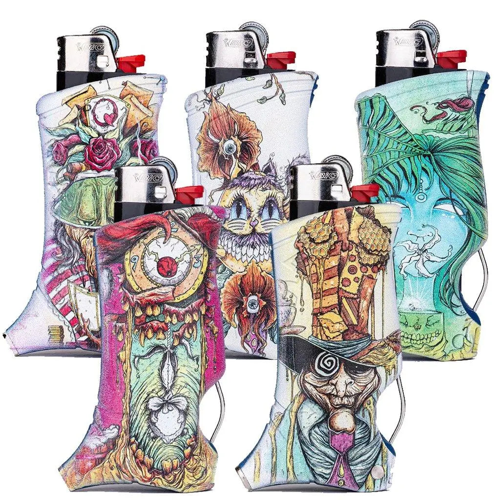 Toker Poker Premium Lighter Sleeve & Smokers Tool - Alice & Wonderland ...
