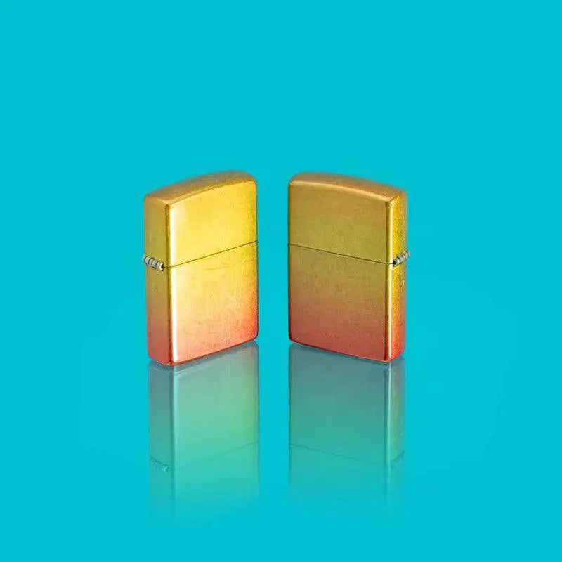 Zippo Ombre Orange Yellow Fusion Metallic Lighter – Glass Bongs Australia