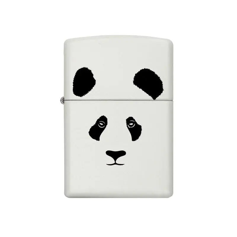 Zippo Panda White Matte Lighter – Glass Bongs Australia