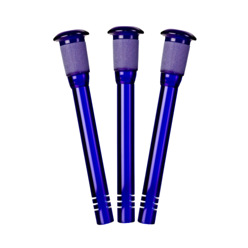 Blue Glass Diffusor Downstem 14mm (3 Pack) – Glass Bongs Australia