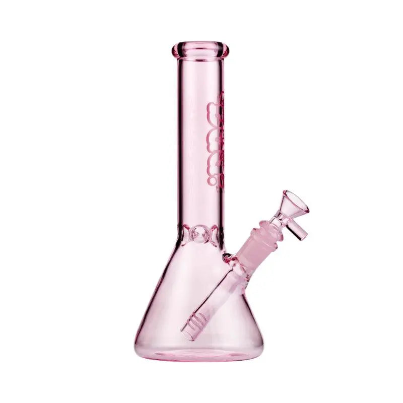 Bud Beaker Bong 25cm - Pink | Cheap Glass Bong | Glass Bongs Australia