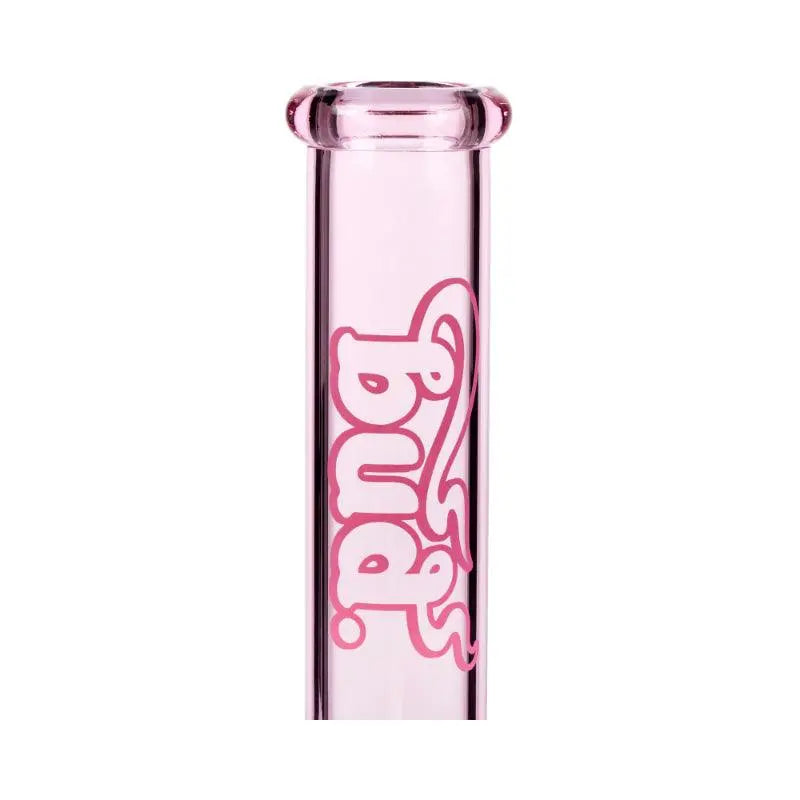 Bud Beaker Bong 25cm - Pink | Cheap Glass Bong | Glass Bongs Australia