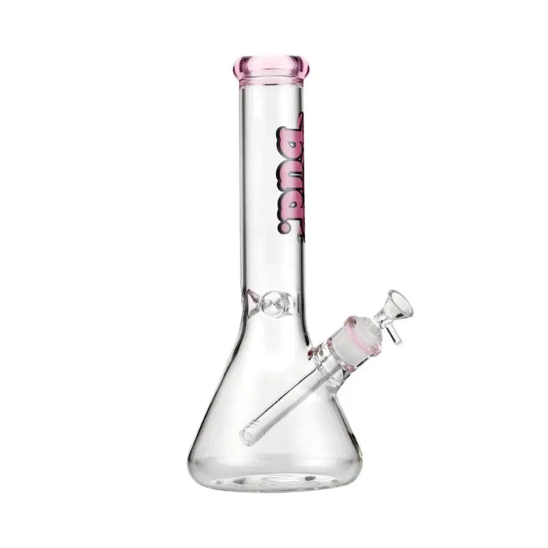 Bud Beaker Bong 33cm - Pink | Glass Bongs Australia