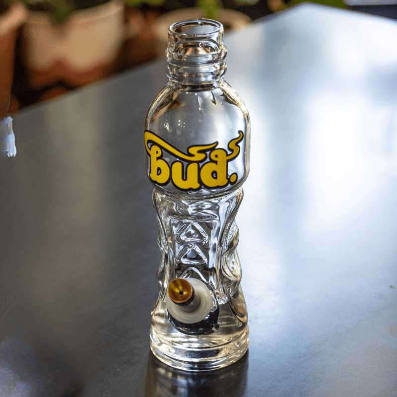 Bud Bottle Bong 23cm | Gatorade Bong | Glass Bongs Australia