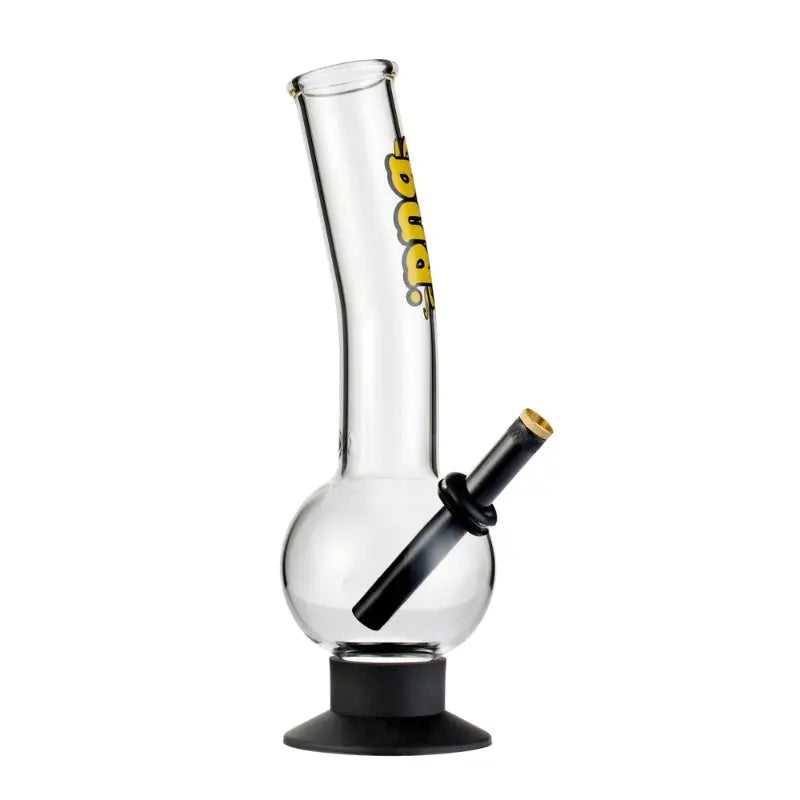 Bud Double Chamber Bubble Bong 29cm – Glass Bongs Australia
