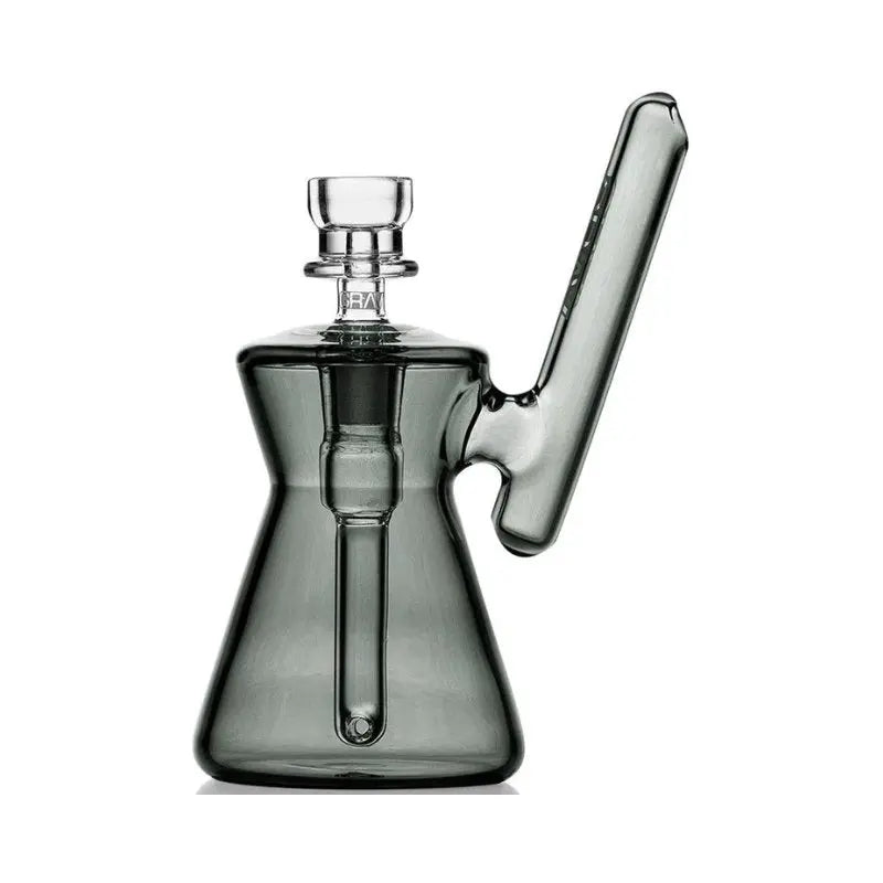 GRAV Hourglass Pocket Bubbler Bong 12cm - Smoke – Glass Bongs Australia