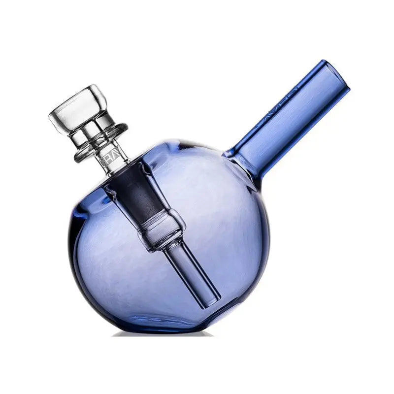GRAV Spherical Pocket Bubbler Bong 10cm - Blue | Glass Bongs Australia