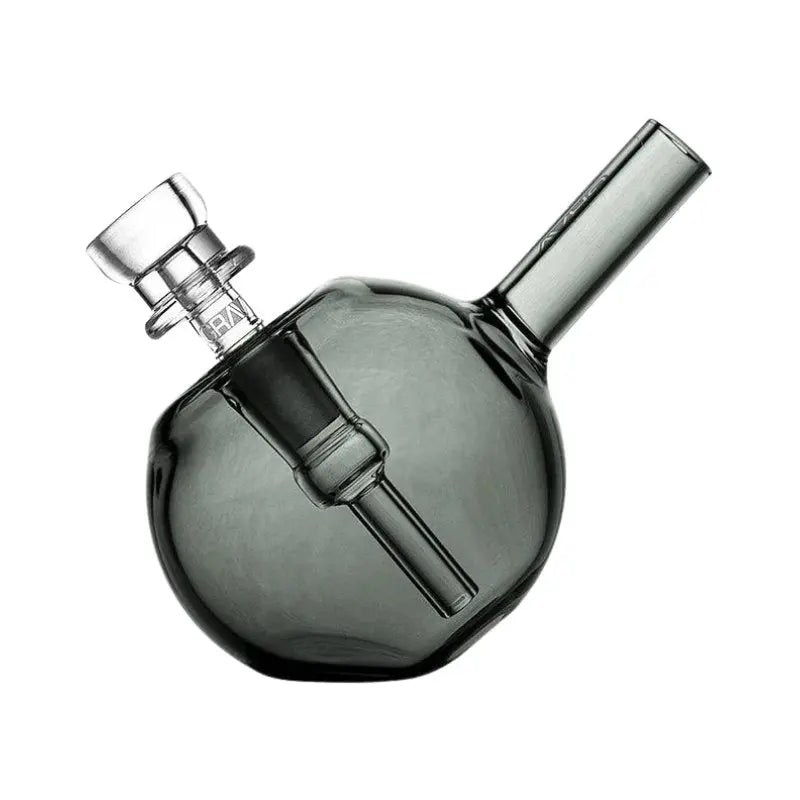 GRAV Spherical Pocket Bubbler Bong 10cm - Smoke – Glass Bongs Australia