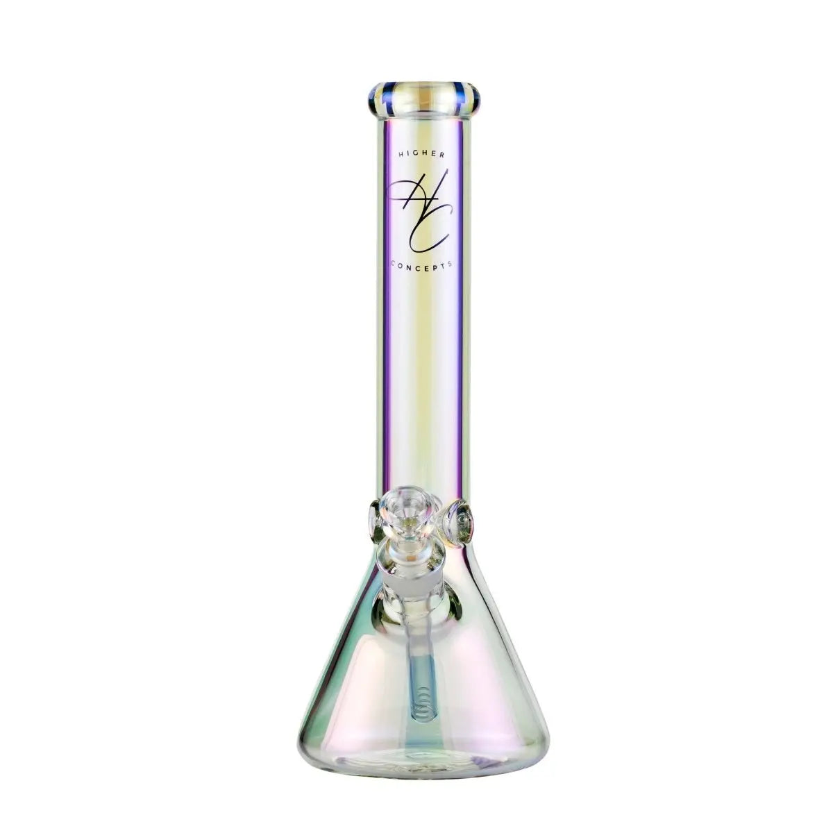 Higher Concepts Large Beaker Bong 37cm - Iridescent – Glass Bongs Australia