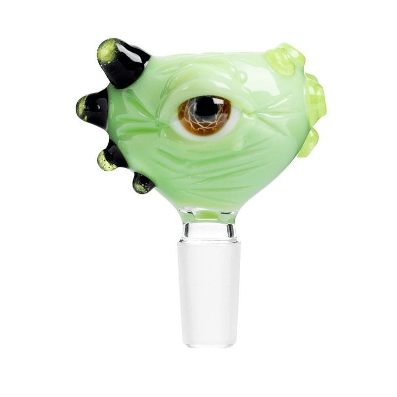 Frank Loves Glass Eyeball Cone Piece 14mm - Lime Green – Glass Bongs ...
