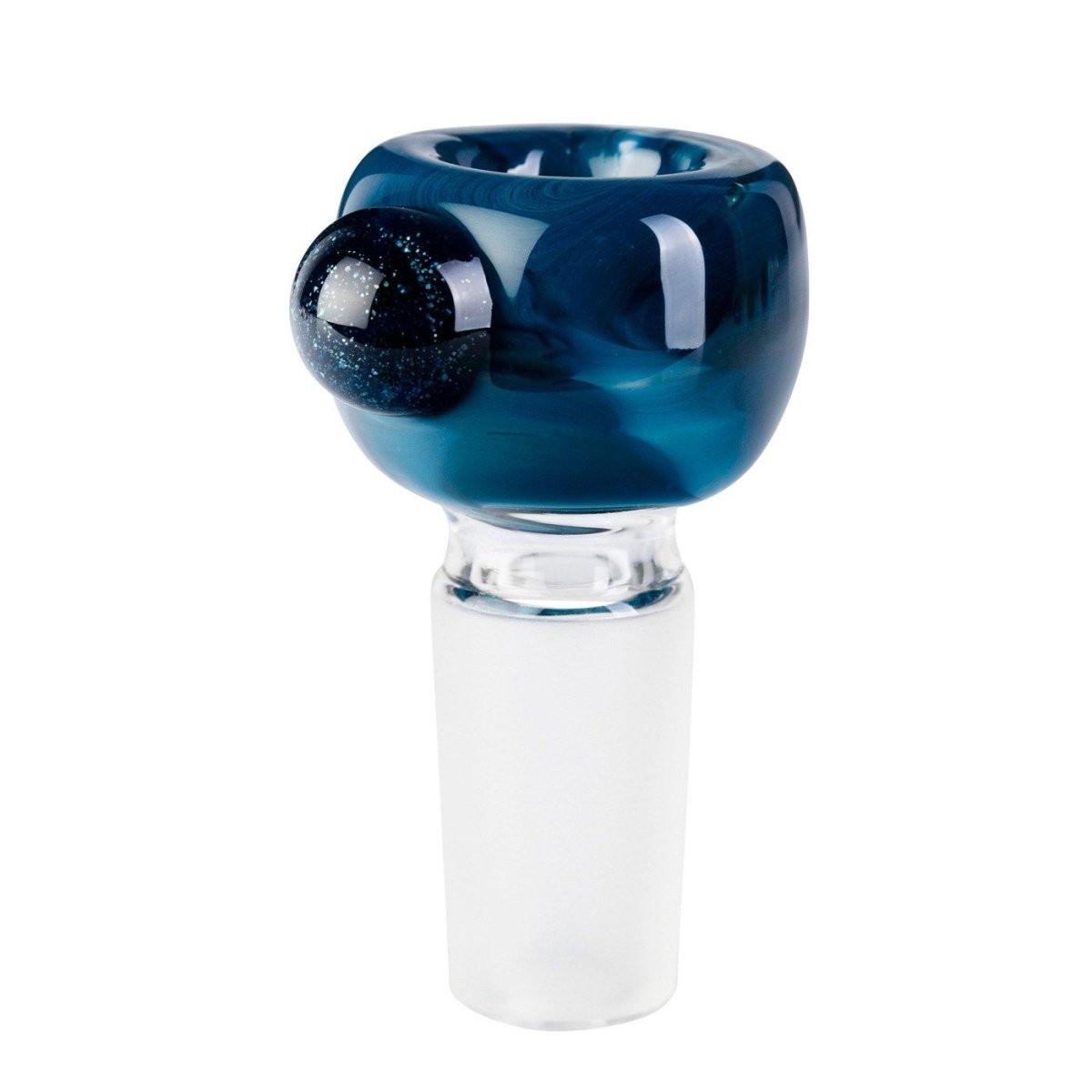 Tribal Glass Cone Piece 14mm - Blue – Glass Bongs Australia