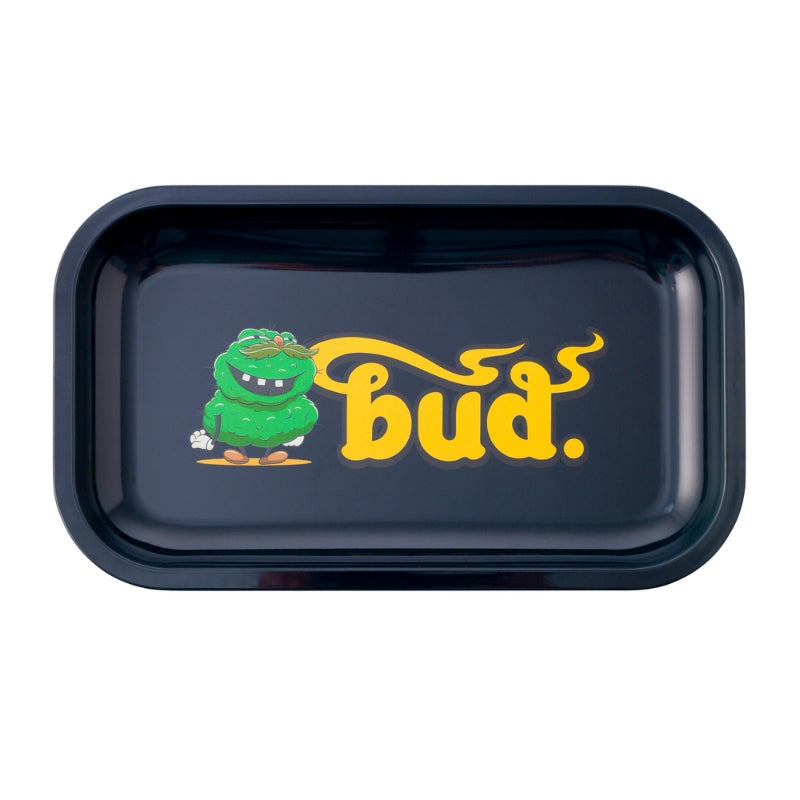 Bud Rolling Tray - Black | Glass Bongs Australia