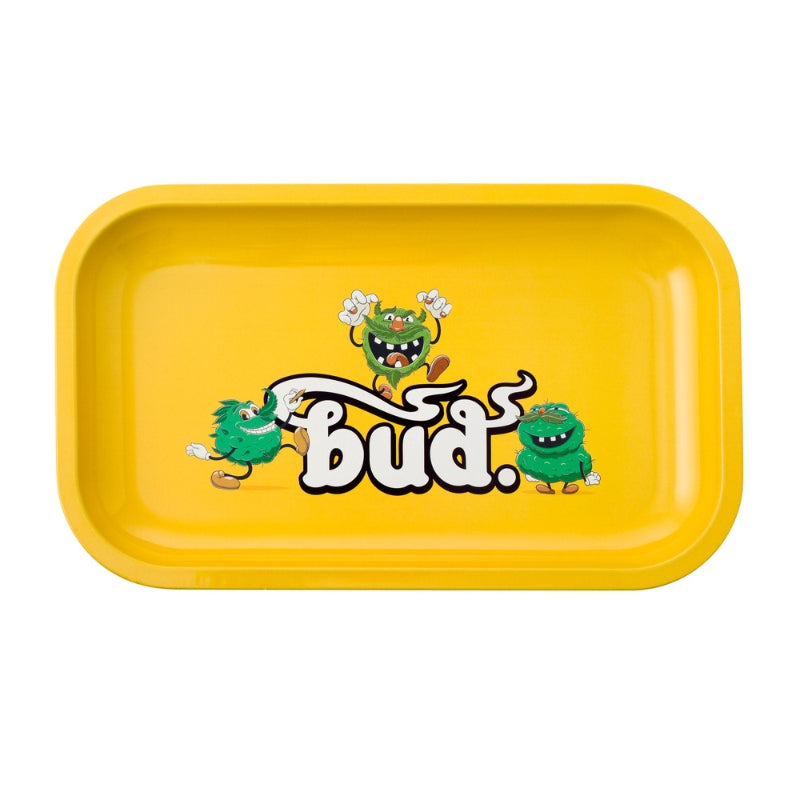 Bud Rolling Tray - Yellow | Glass Bongs Australia