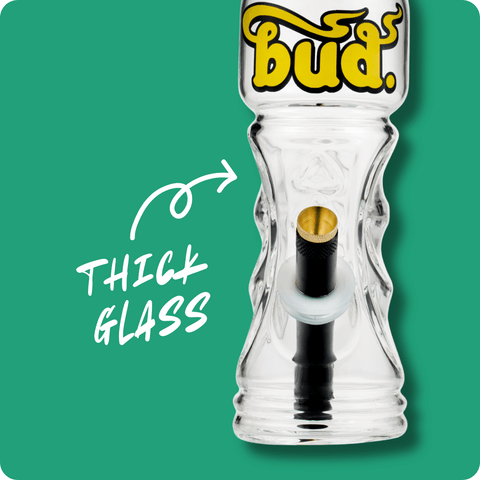 Bud Bottle Bong 23cm | Glass Gatorade Bong – Glass Bongs Australia