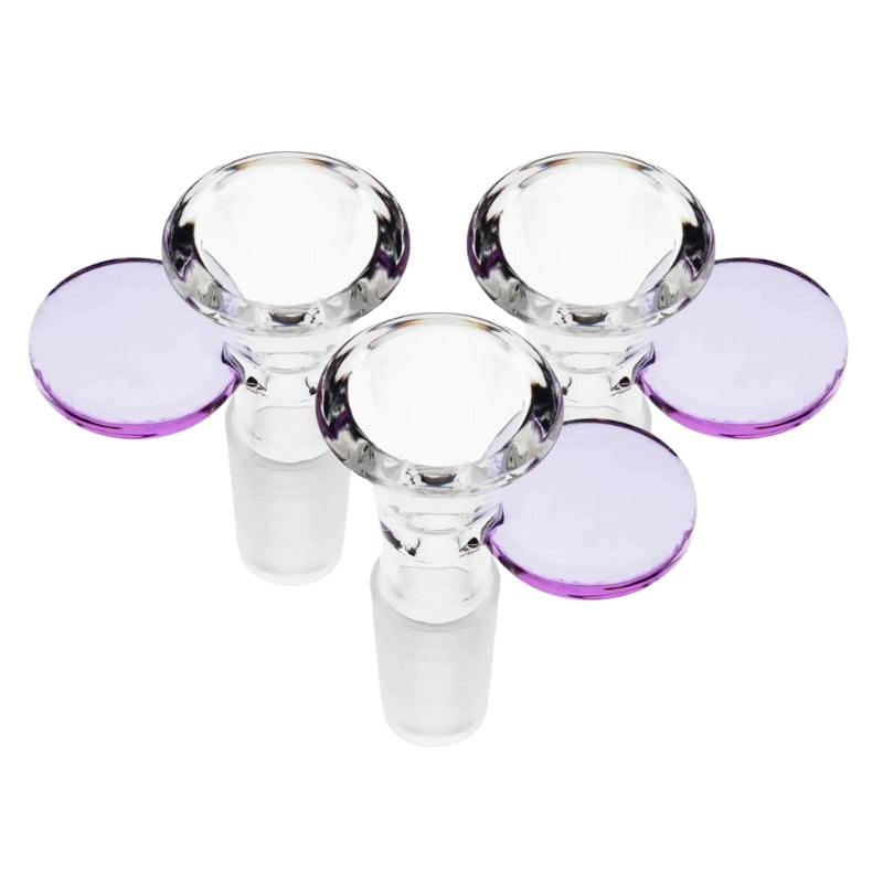Coin Handle Accent Glass Cone Piece 14mm (3 Pack) – Glass Bongs Australia
