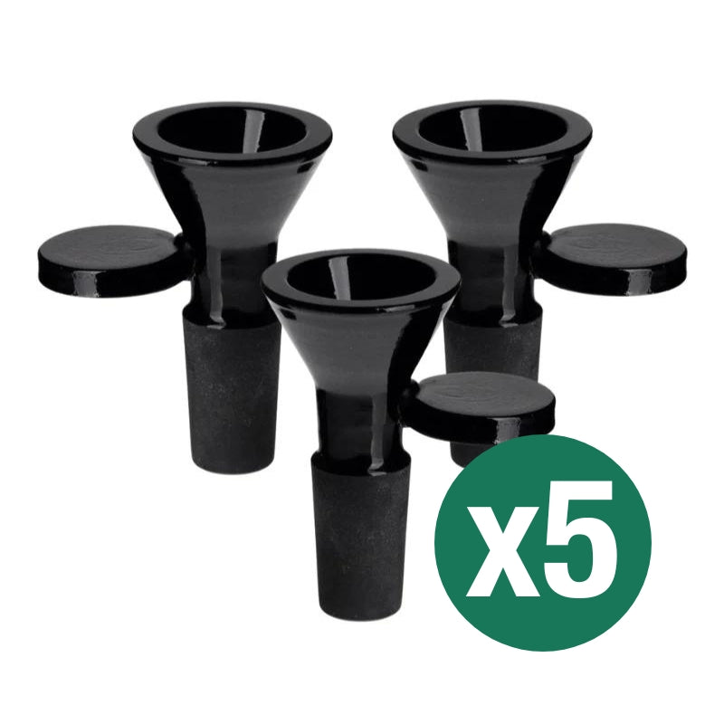 Coin Handle Glass Cone Piece 14mm (5 Pack) – Glass Bongs Australia