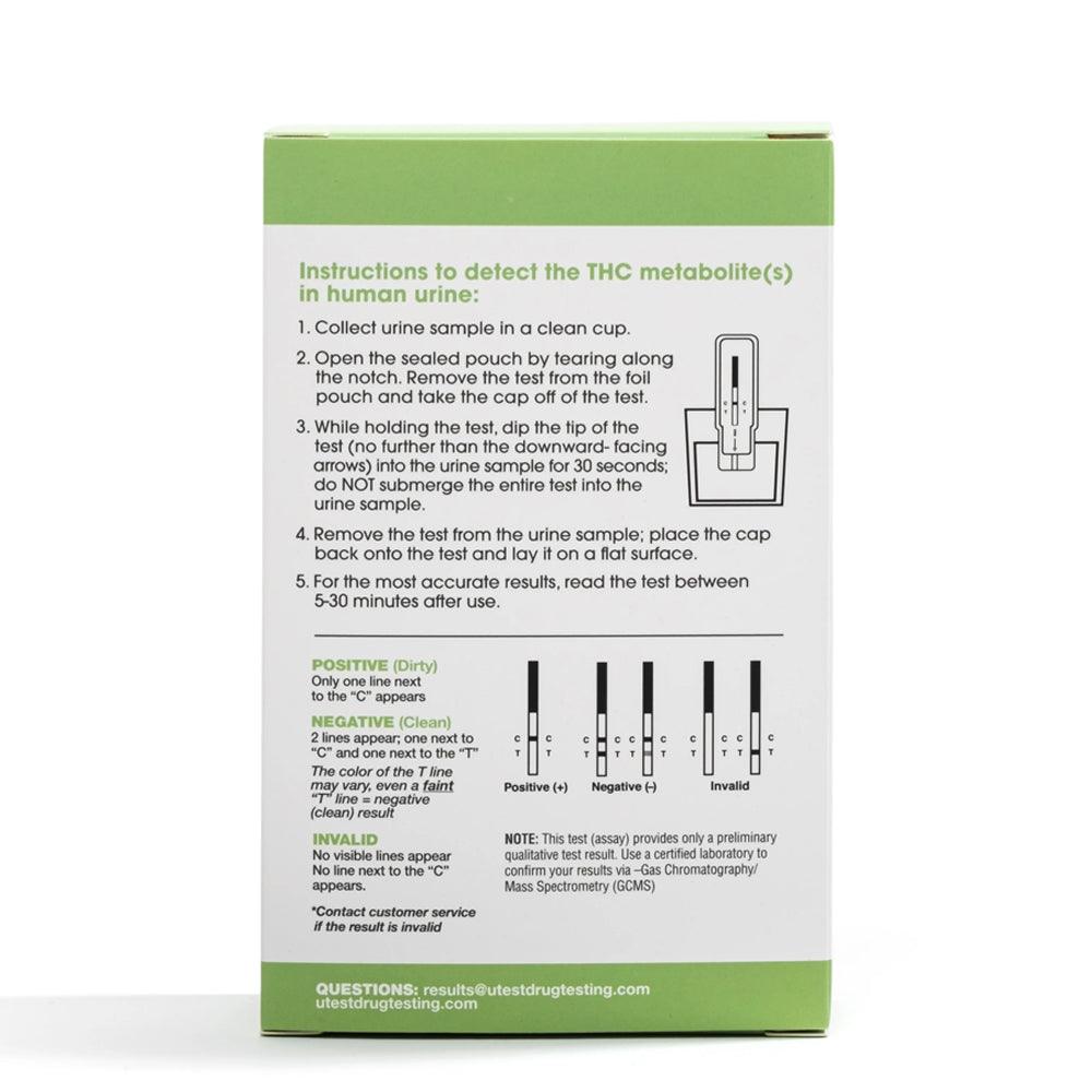 uTest Marijuana THC Drug Test - 50ng/mL – Glass Bongs Australia