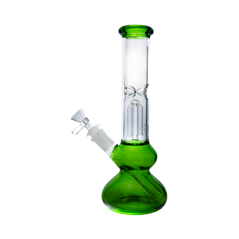 Bud Mini Tree Percolator Beaker Bong 22cm - Green – Glass Bongs Australia
