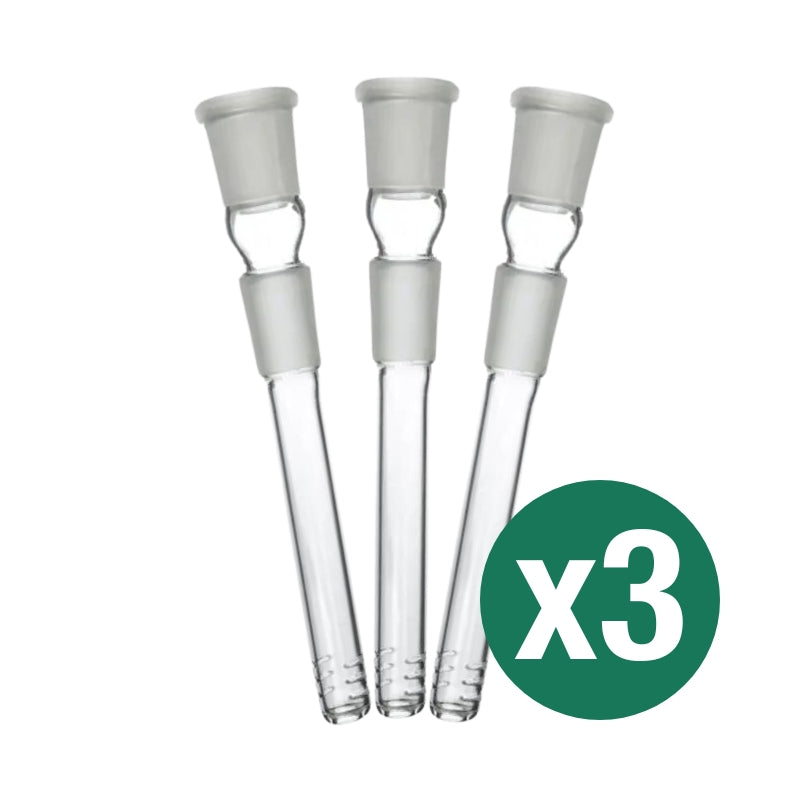 Glass Diffusor Downstem 18mm (3 Pack) – Glass Bongs Australia