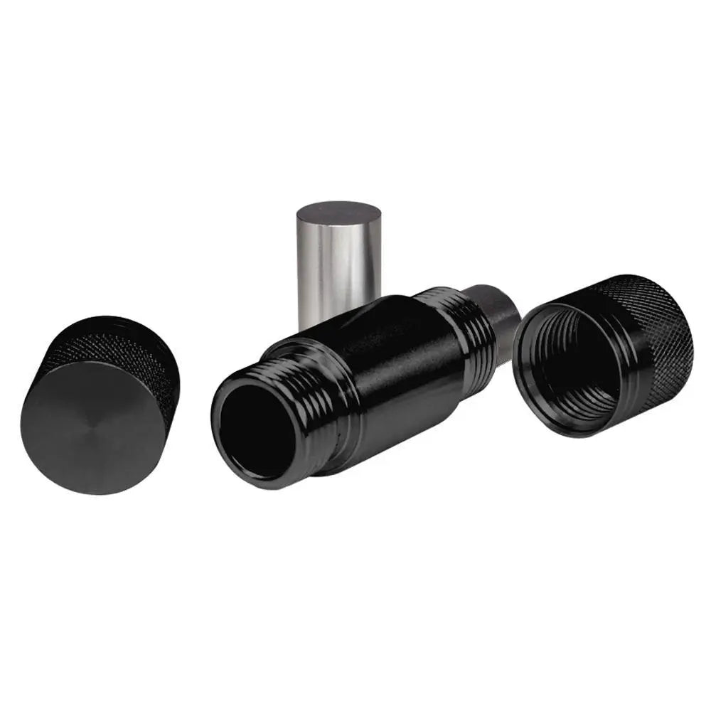 Anodised Aluminium Pollen Press - Black – Glass Bongs Australia