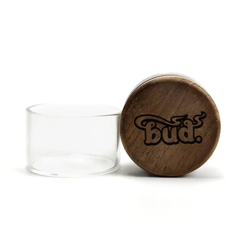Bud 3-Part Wood Grinder | Premium Herb Grinder | Glass Bongs Australia