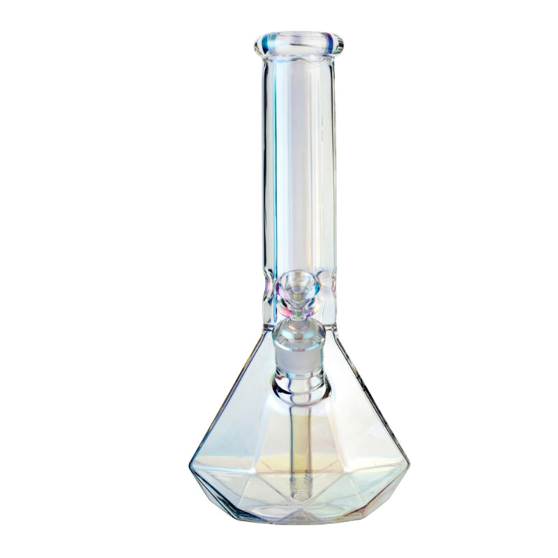 Higher Concepts Diamond Bong 33cm - Iridescent | Glass Bongs Australia