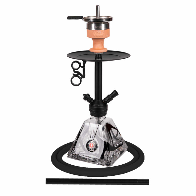 Amy Deluxe Falcon Hookah - Black – Glass Bongs Australia