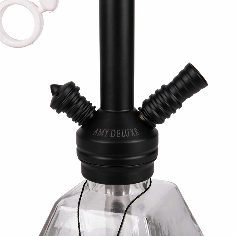 Amy Deluxe Falcon Hookah - Black – Glass Bongs Australia