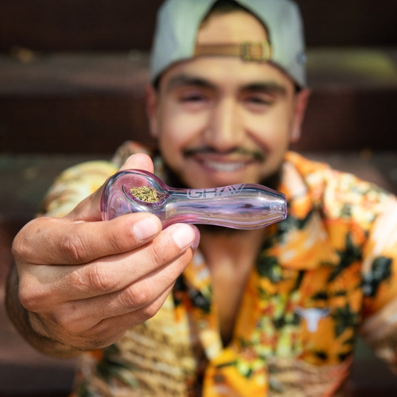 GRAV Classic Spoon - Green – Glass Bongs Australia