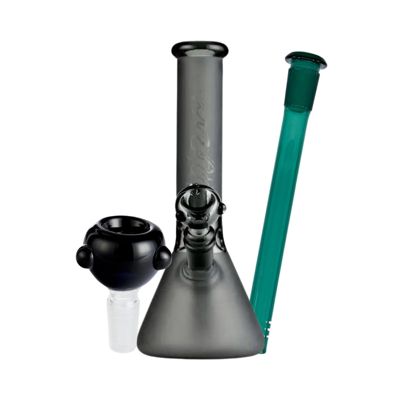 Matte Black Bud Beaker Bong Bundle - Small – Glass Bongs Australia