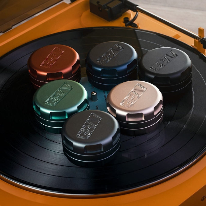 GRAV 3 Piece Grinder - Black | Glass Bongs Australia