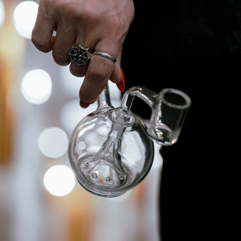 GRAV Eclipse Dab Rig - Clear – Glass Bongs Australia