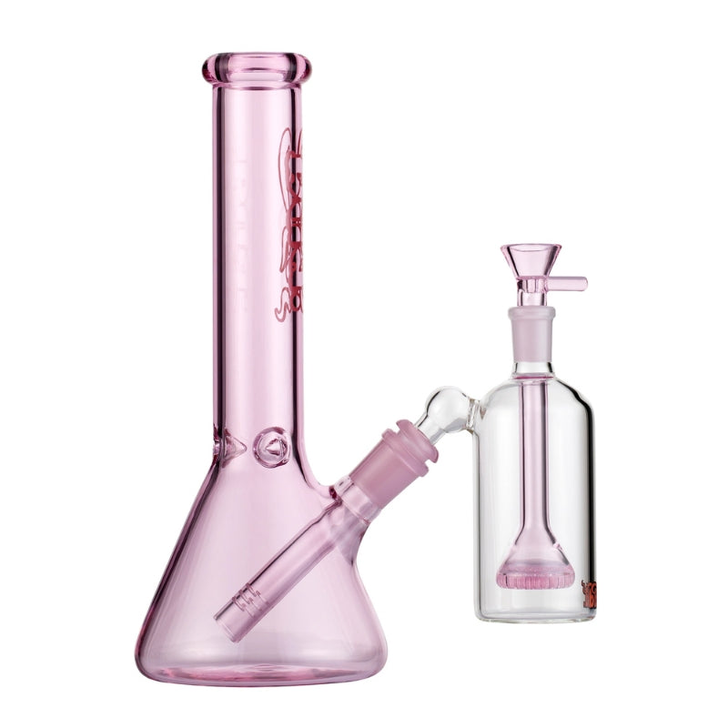Pink Bud Beaker Bong Bundle - Small – Glass Bongs Australia