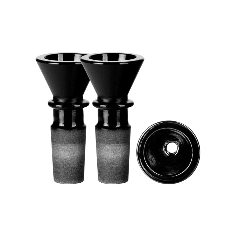 Ribbed Glass Cone Piece 14mm (3 Pack) – Glass Bongs Australia