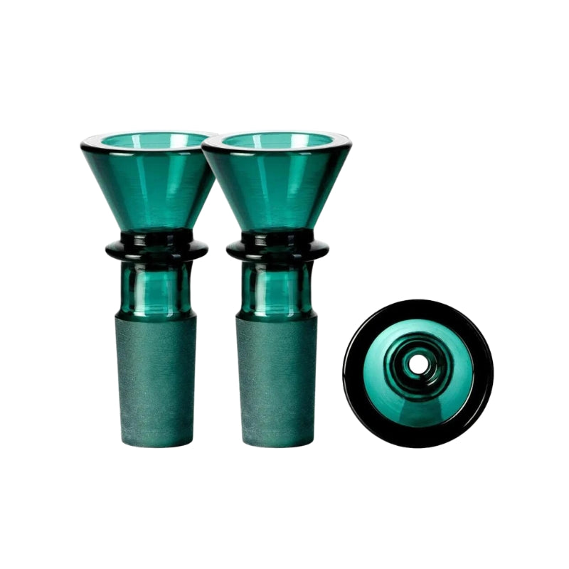 Ribbed Glass Cone Piece 14mm (3 Pack) – Glass Bongs Australia