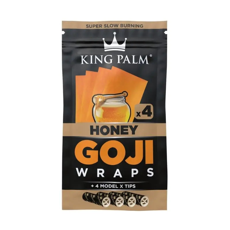 King Palm Flavoured Goji Wraps - Honey (4 Pack) – Glass Bongs Australia
