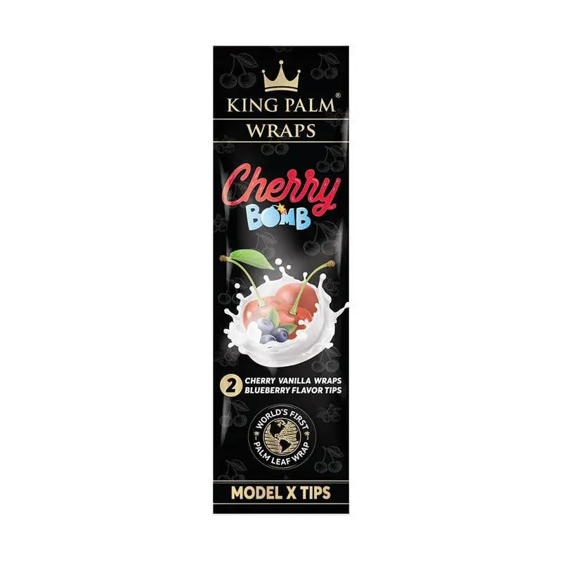 King Palm Flavoured Palm Leaf Wraps - Cherry Bomb (2 Pack) – Glass ...
