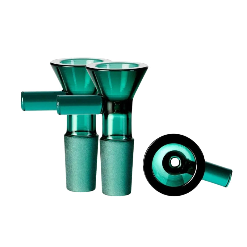 Tab Handle Glass Cone Piece 14mm (3 Pack) – Glass Bongs Australia