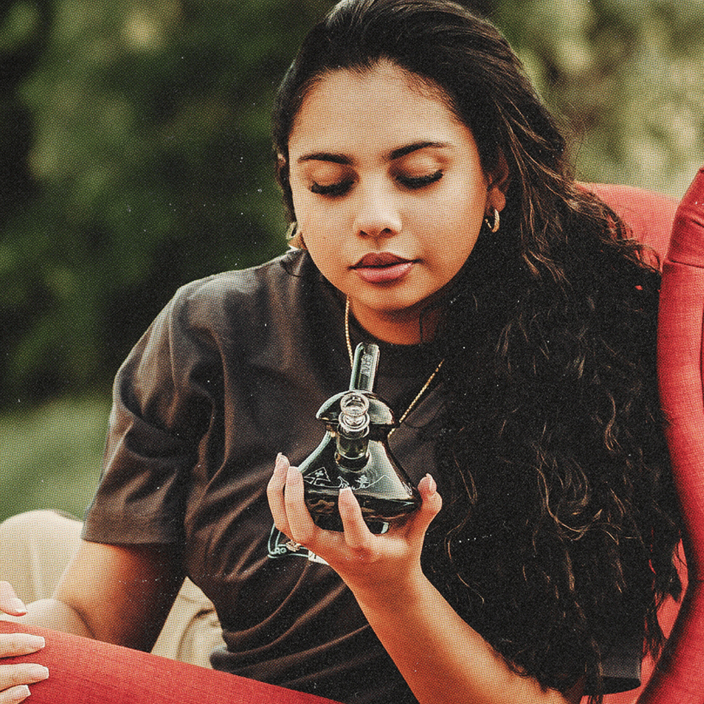 GRAV x LRG Hustle Trees Wobble Bubbler Bong 13cm – Glass Bongs Australia