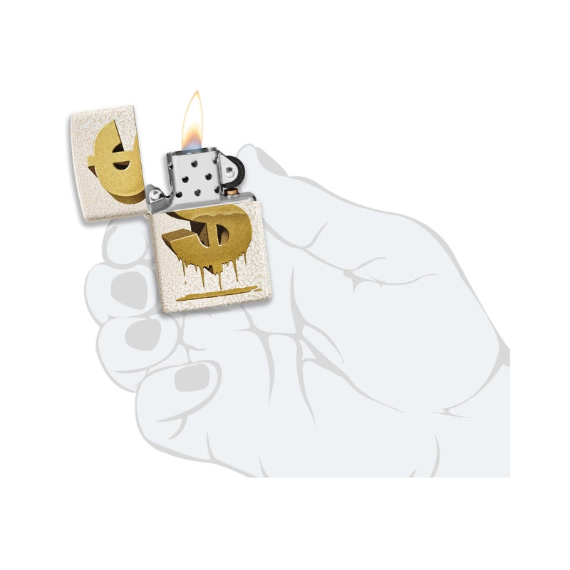 Zippo Drippy Dollar Sign Lighter – Glass Bongs Australia