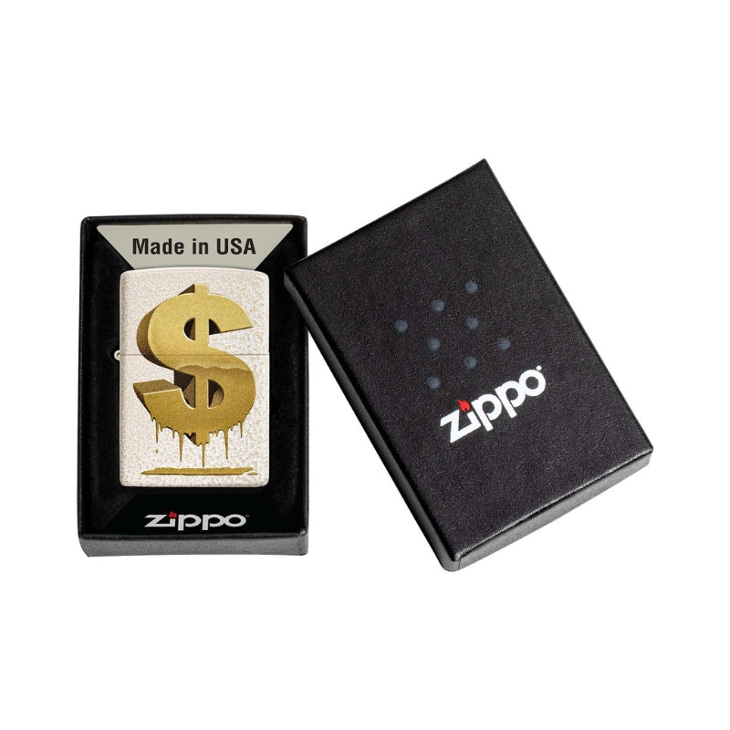 Zippo Drippy Dollar Sign Lighter – Glass Bongs Australia