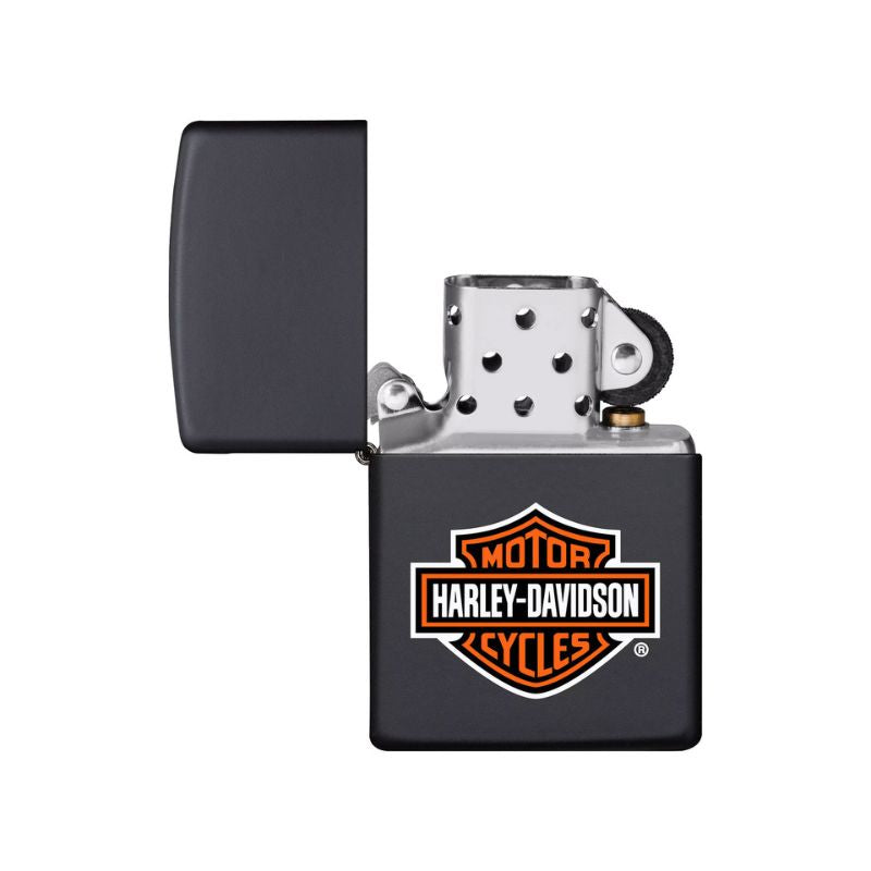 Zippo Harley Davidson Motor Cycles Matte Black Lighter – Glass Bongs Australia