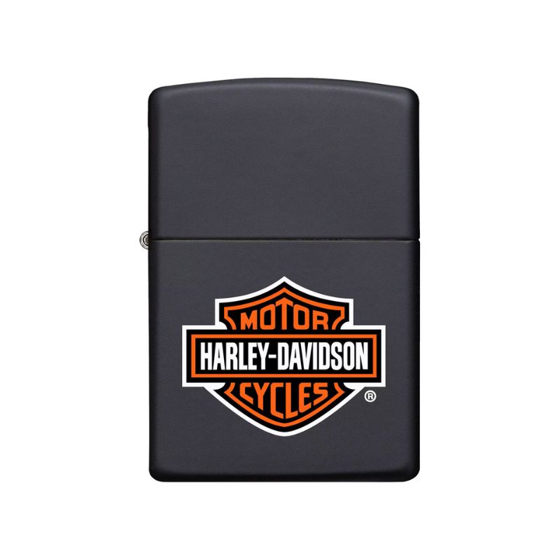 Zippo Harley Davidson Motor Cycles Matte Black Lighter – Glass Bongs ...