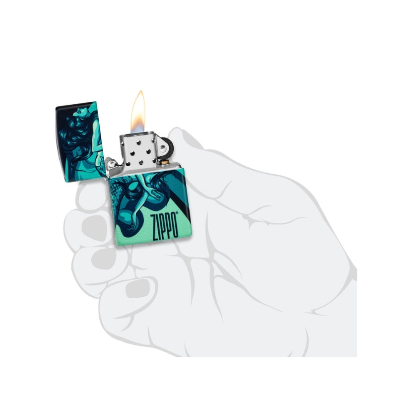 Zippo Mermaid Lighter – Glass Bongs Australia