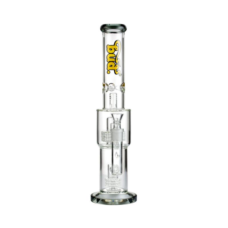 Bud Double Matrix Percolator Bong 38cm – Glass Bongs Australia